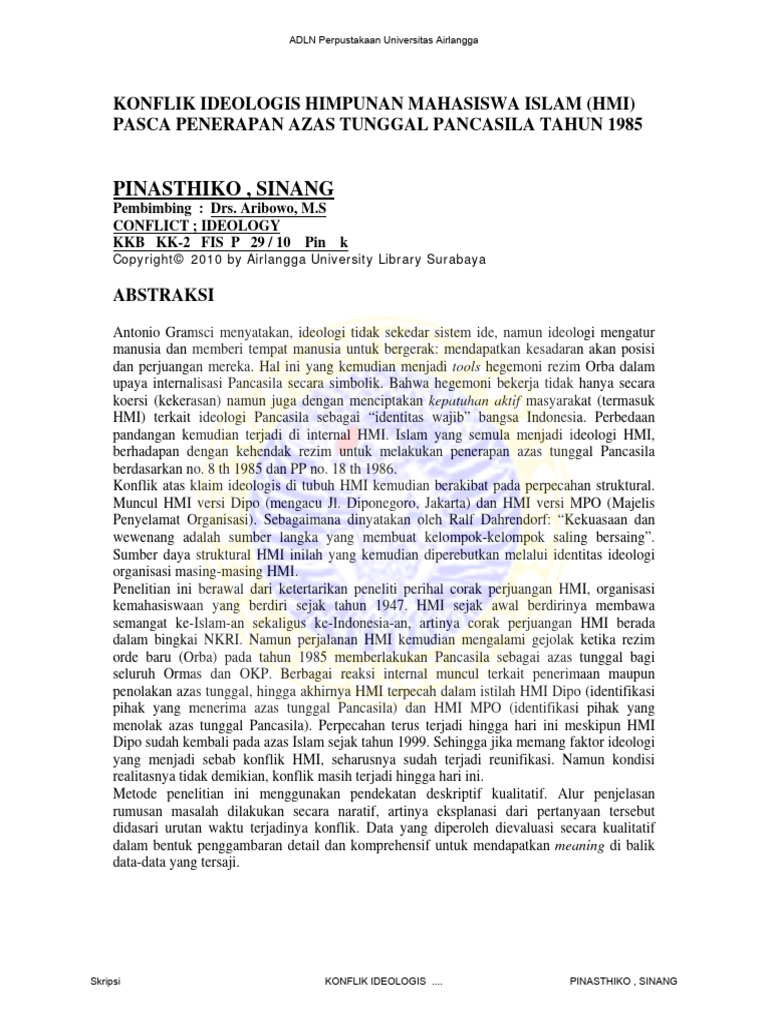 HmI MPO Dan Ideologisasi | PDF HmI MPO Dan Ideologisasi | PDF