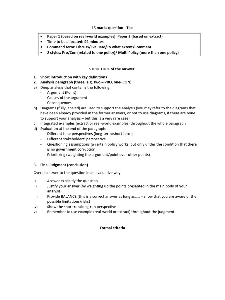 15 Marks Question Tips To Answer-3 | PDF | Computers | Technology & Engineering