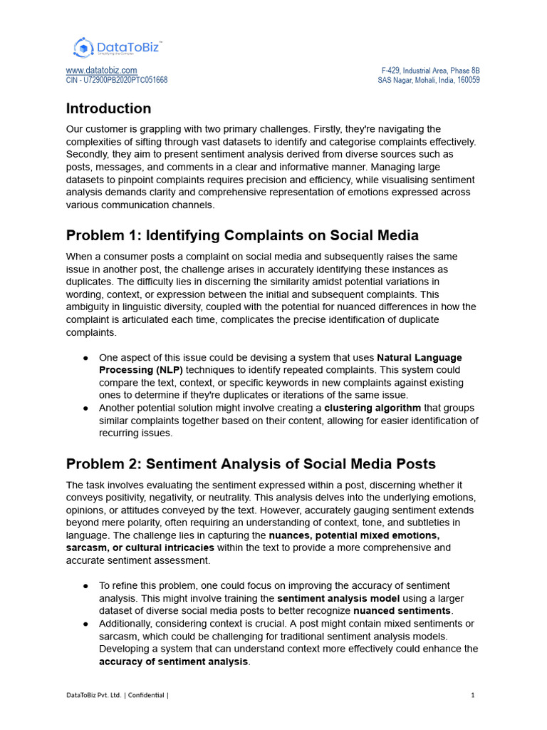DOU (Tech Architecture, Sample Dashboards Output) - DataToBiz - Dec ...