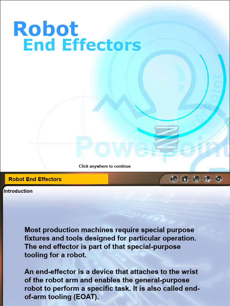 Unit 6-2-2-Robot End Effector | PDF | Mechanical Engineering | Manufactured Goods