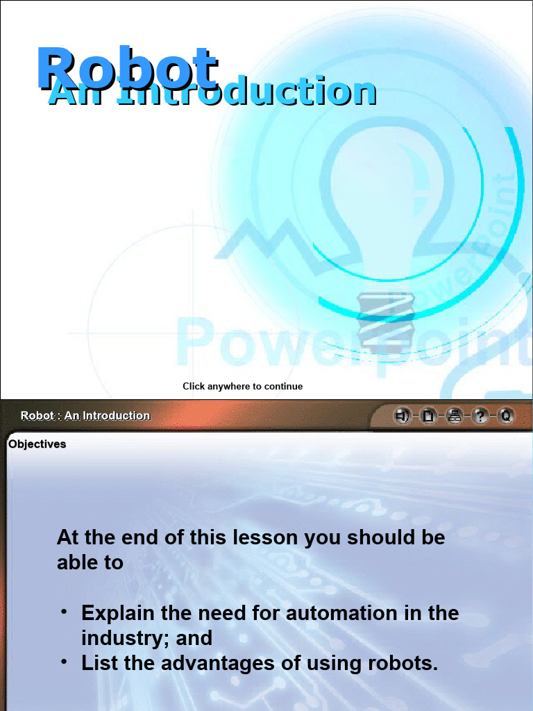 Unit 6-1-1A-History and Advantages | PDF | Robot | Robotics