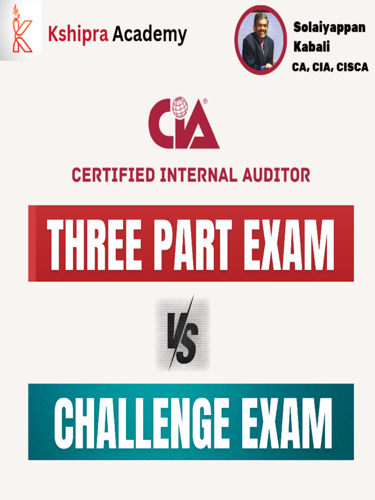 CIA Certification Exam Overview | PDF | Accounting | Qualifications