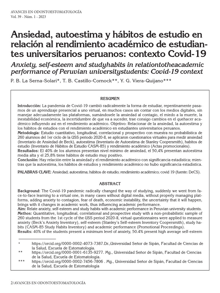 28 - Autoestima y Rendimiento Académico | PDF | Conceptos psicologicos | Ciencias del comportamiento