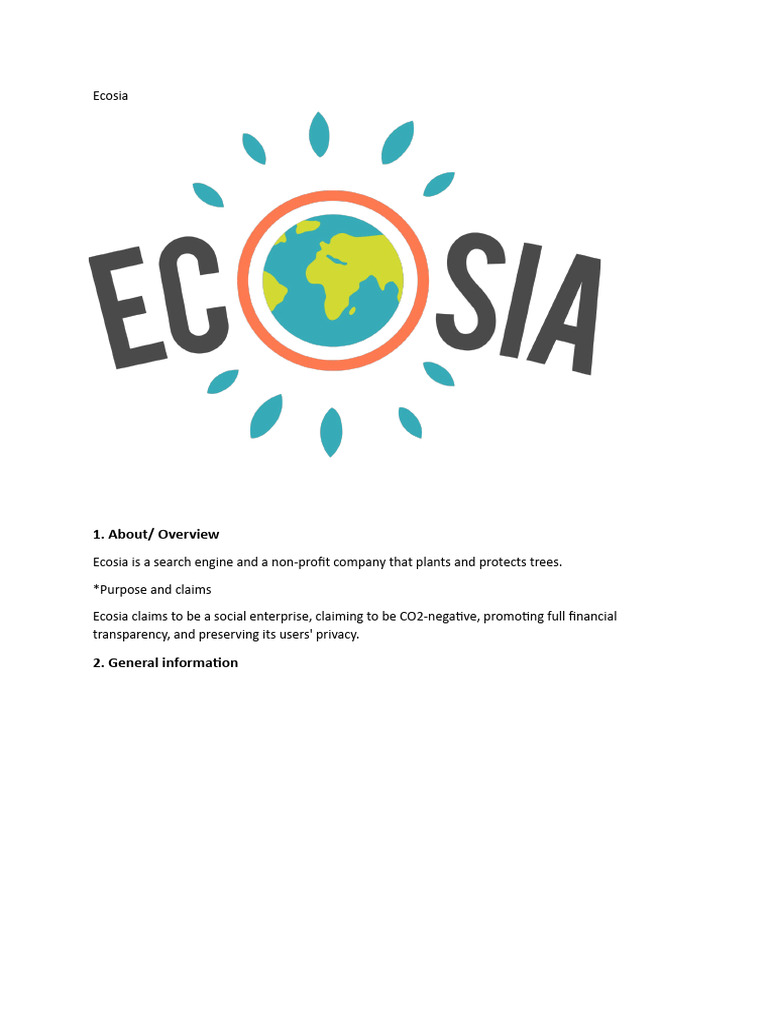 Ecosia TMTQ | PDF | Business | Finance & Money Management