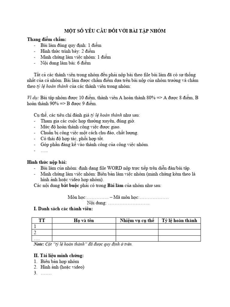 Bai Tap Nhom Thuc Hanh Chuong 2 | PDF