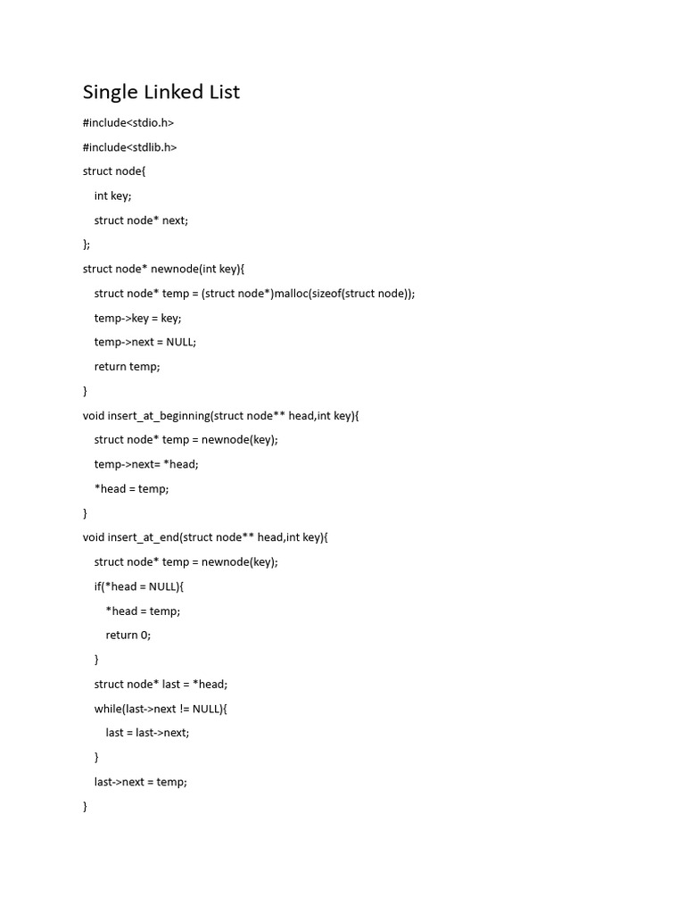 Linked Lists | PDF | C++ | Software Linked Lists | PDF | C++ | Software