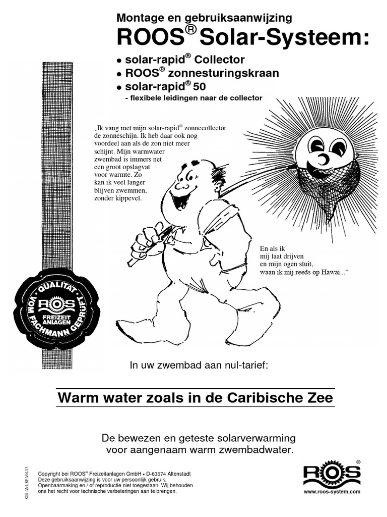 Handleiding Roos Solar Systeem4 | PDF