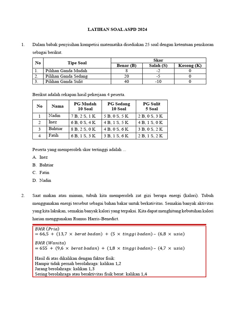 Soal Workhsop Home Base 7 | PDF