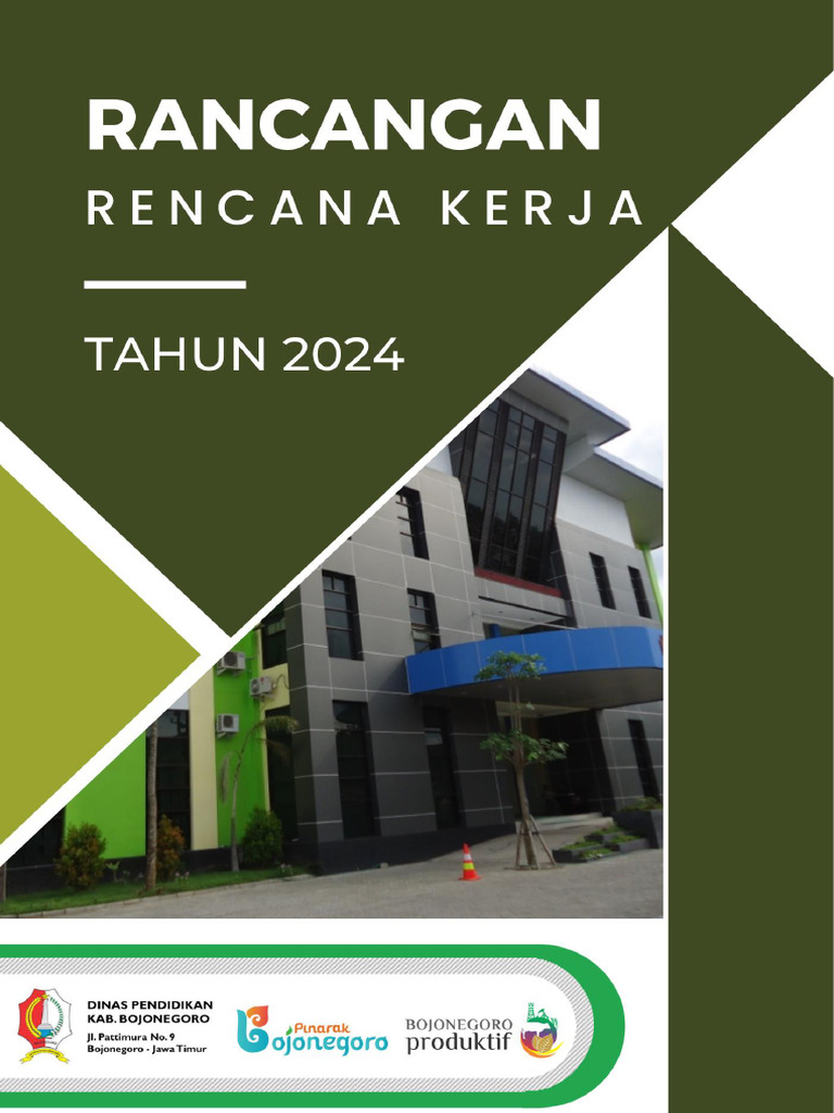 Disdik - Rancangan Renja 2024 | PDF