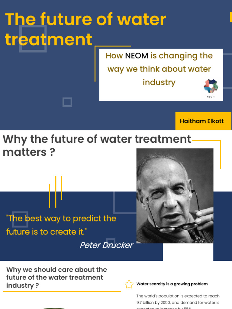 The Future of The Water Industry NEOM Project | PDF | Sustainability ...