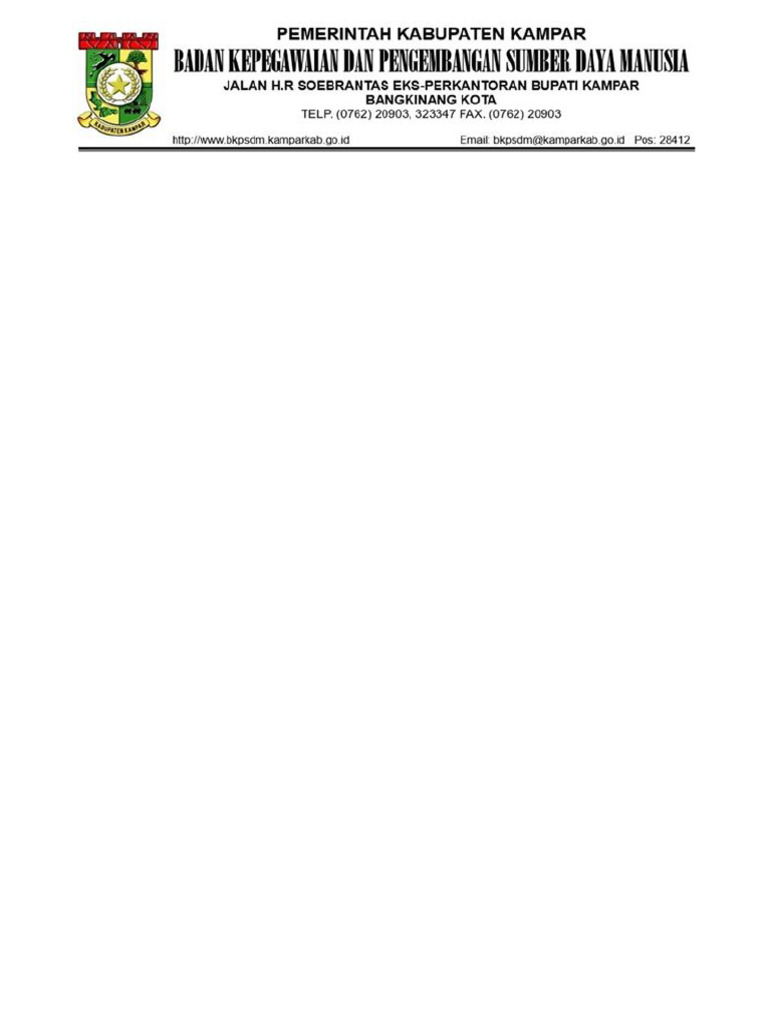 Kop Warna BKPSDM | PDF