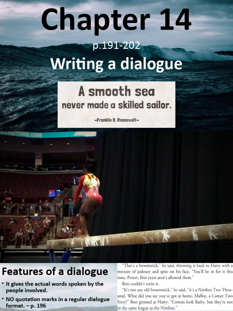 Writing and Presenting Dialogue | PDF | Career & Growth | Language Arts ...