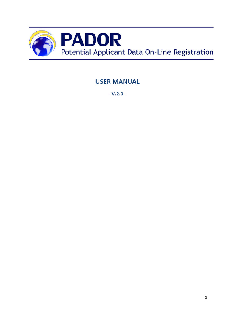 PADOR Manual | PDF | Balance Sheet | Equity (Finance)