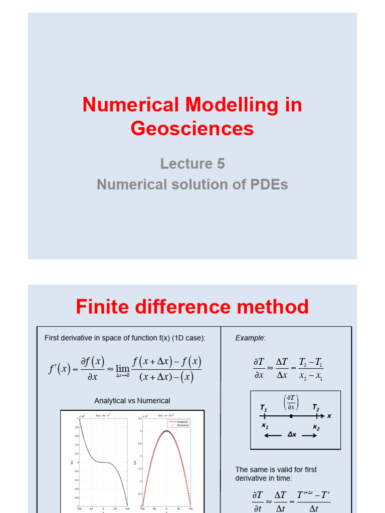 Soluzione Numerica Di PDEs | PDF | Matrix (Mathematics) | Equations