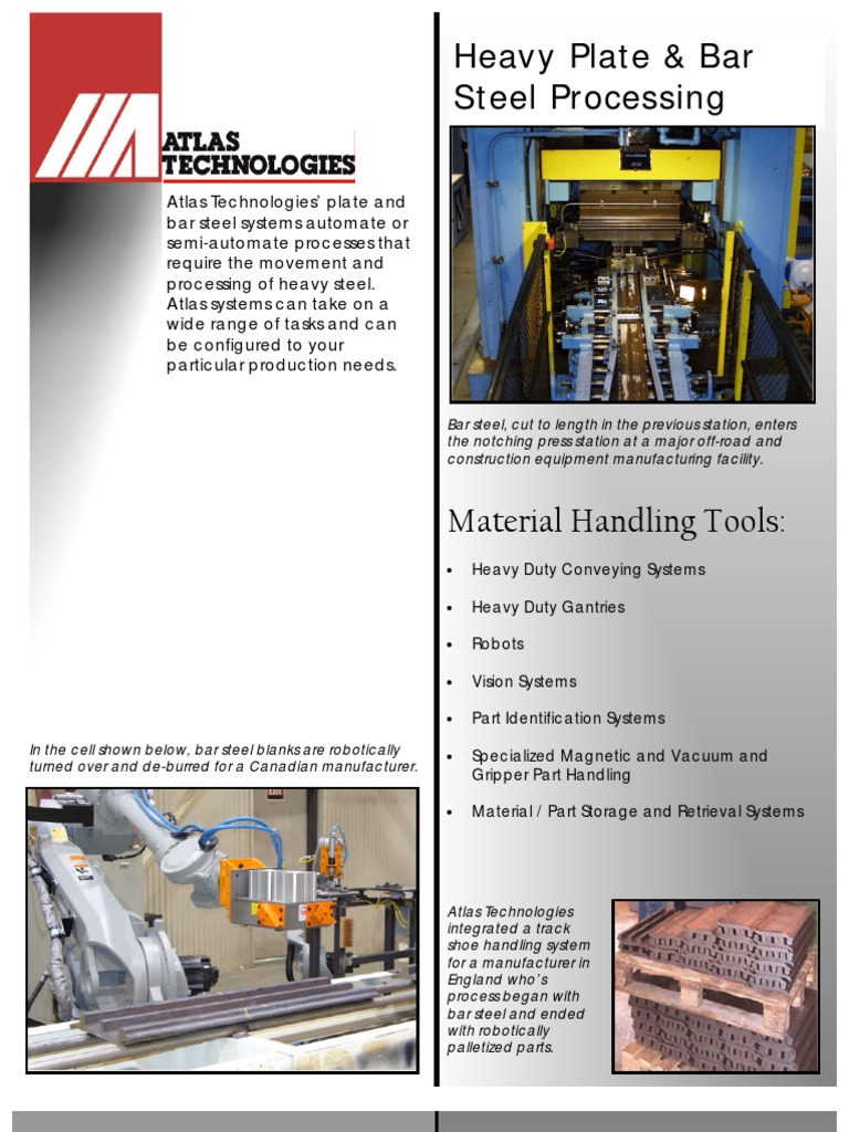 Heavy Plate & Bar Processing | PDF