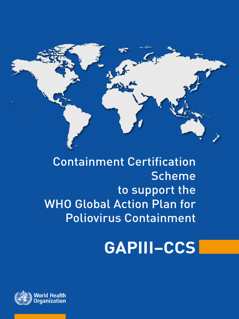 Gapiii CCS: Containment Certification Scheme To Support The WHO Global ...