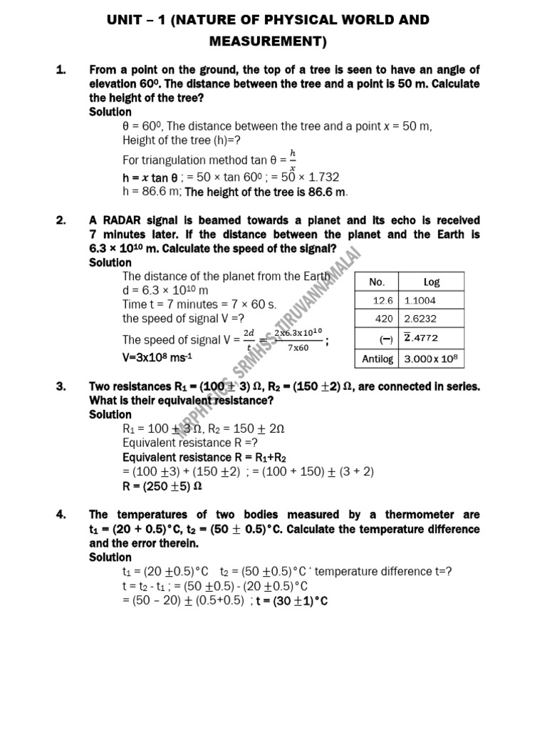11th Phy Problem English | PDF | Force | Acceleration