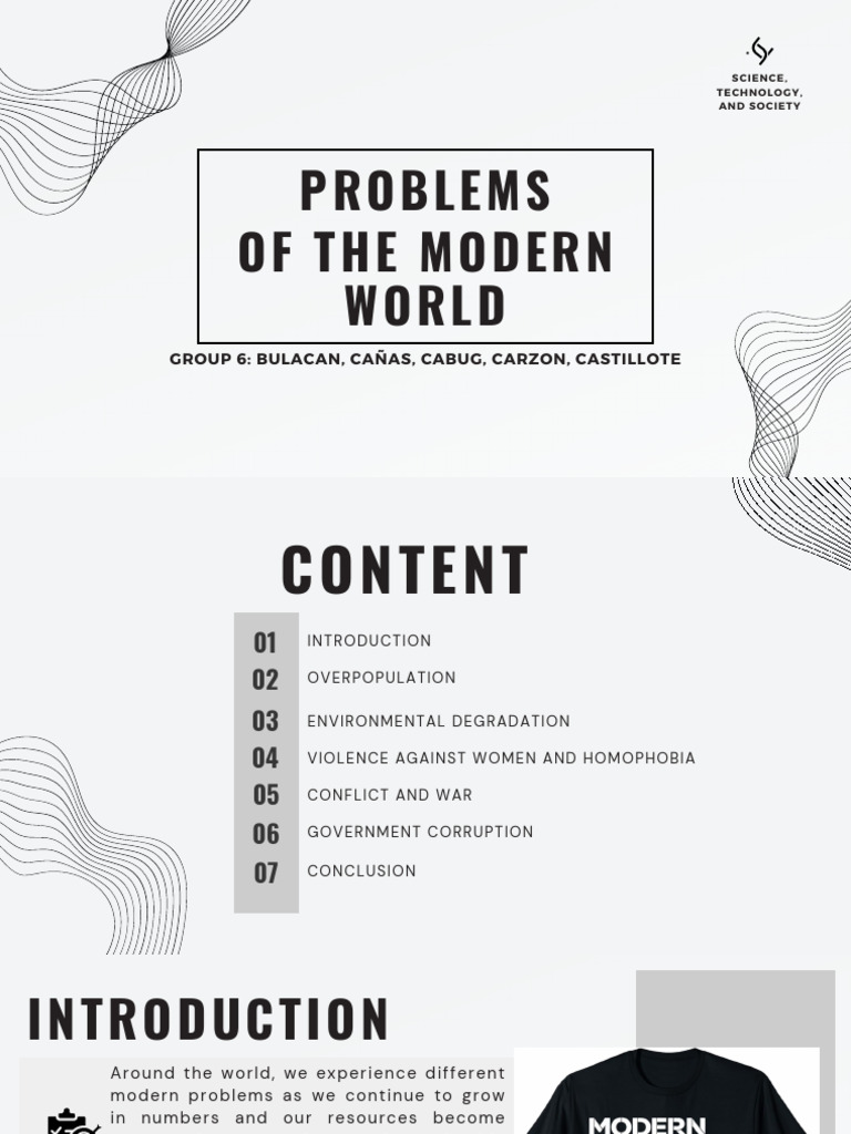 Group 6 - Problems of The Modern World | PDF | Homosexuality ...
