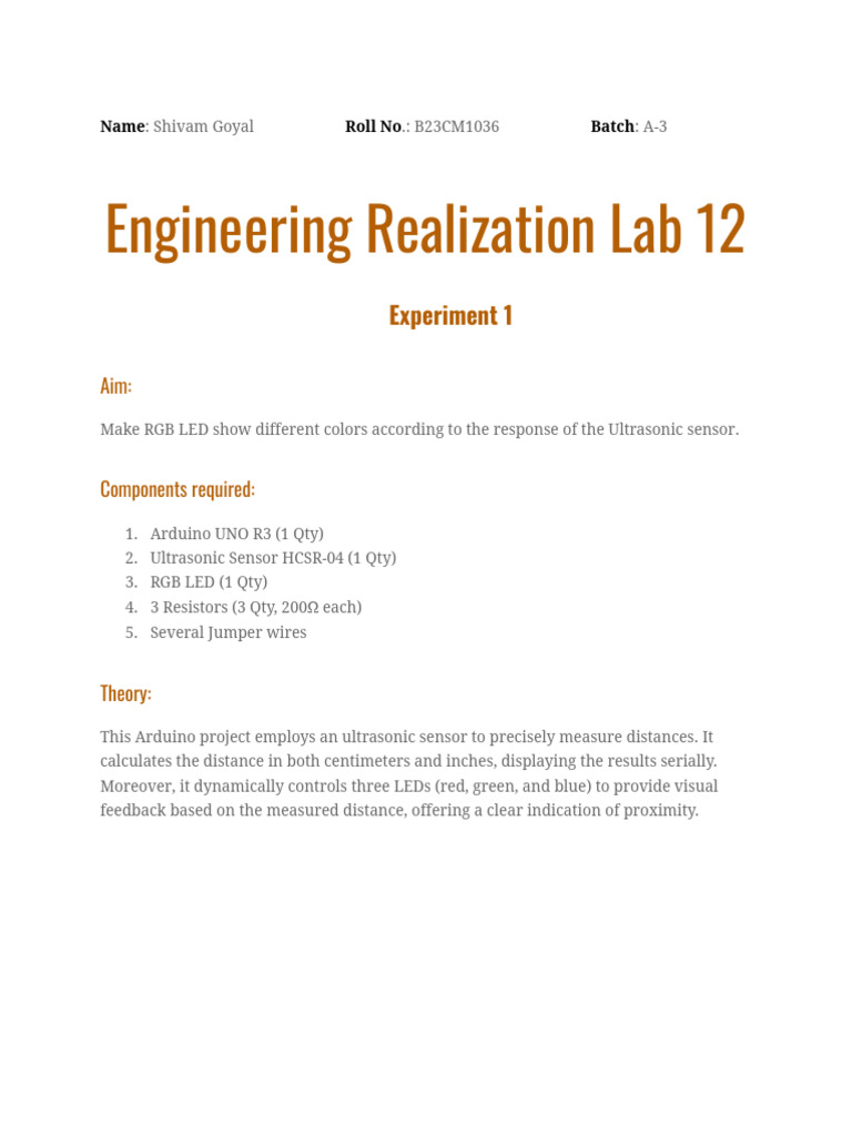 ER Lab Report | PDF