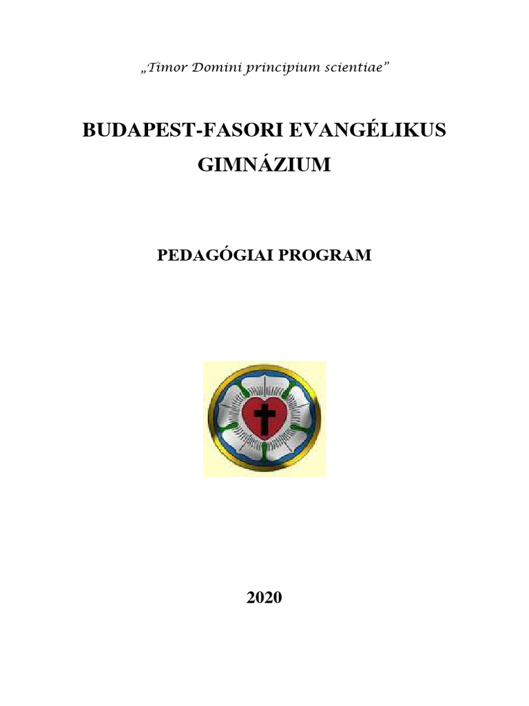 Pedagogiai Program - 2020-2021 | PDF