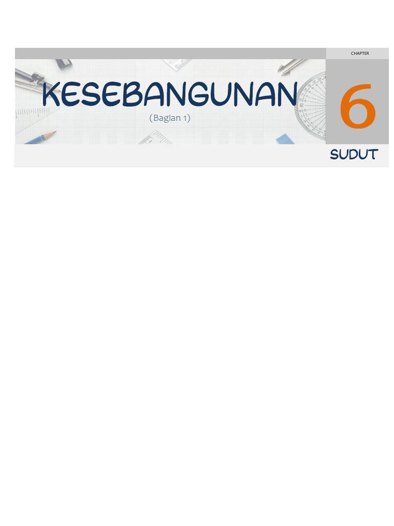 MODUL MATEMATIKA BAB 6 KESEBANGUNAN BAGIAN 1 | PDF