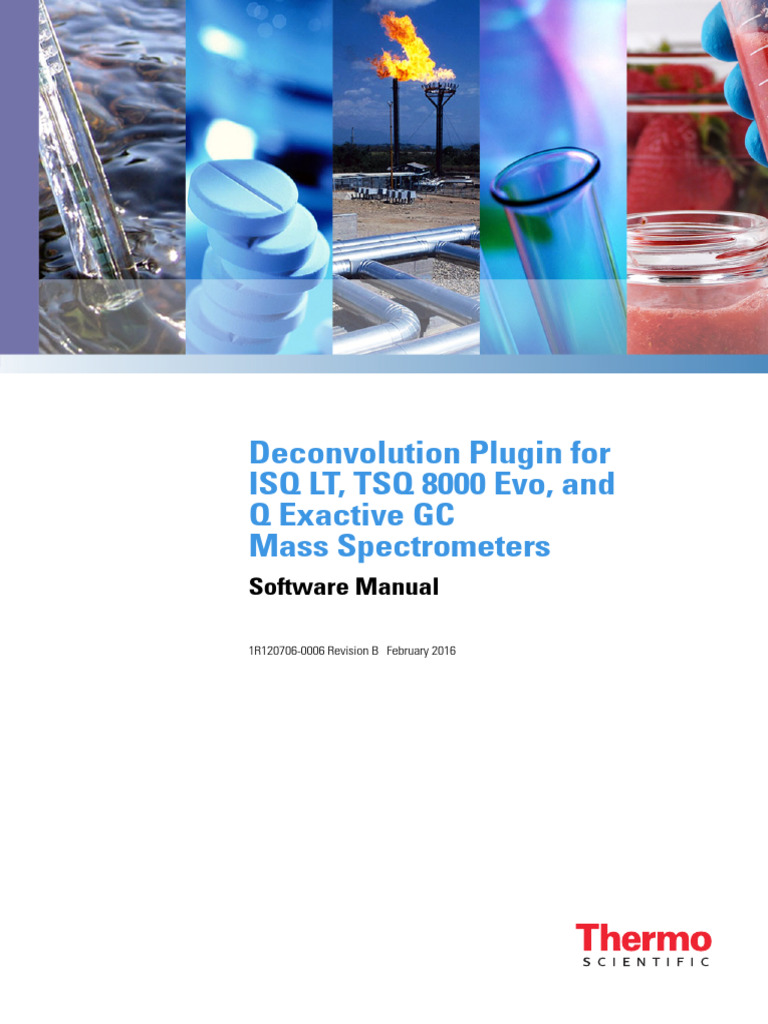 Deconvolution Plugin Software Manual | PDF | Mass To Charge Ratio ...
