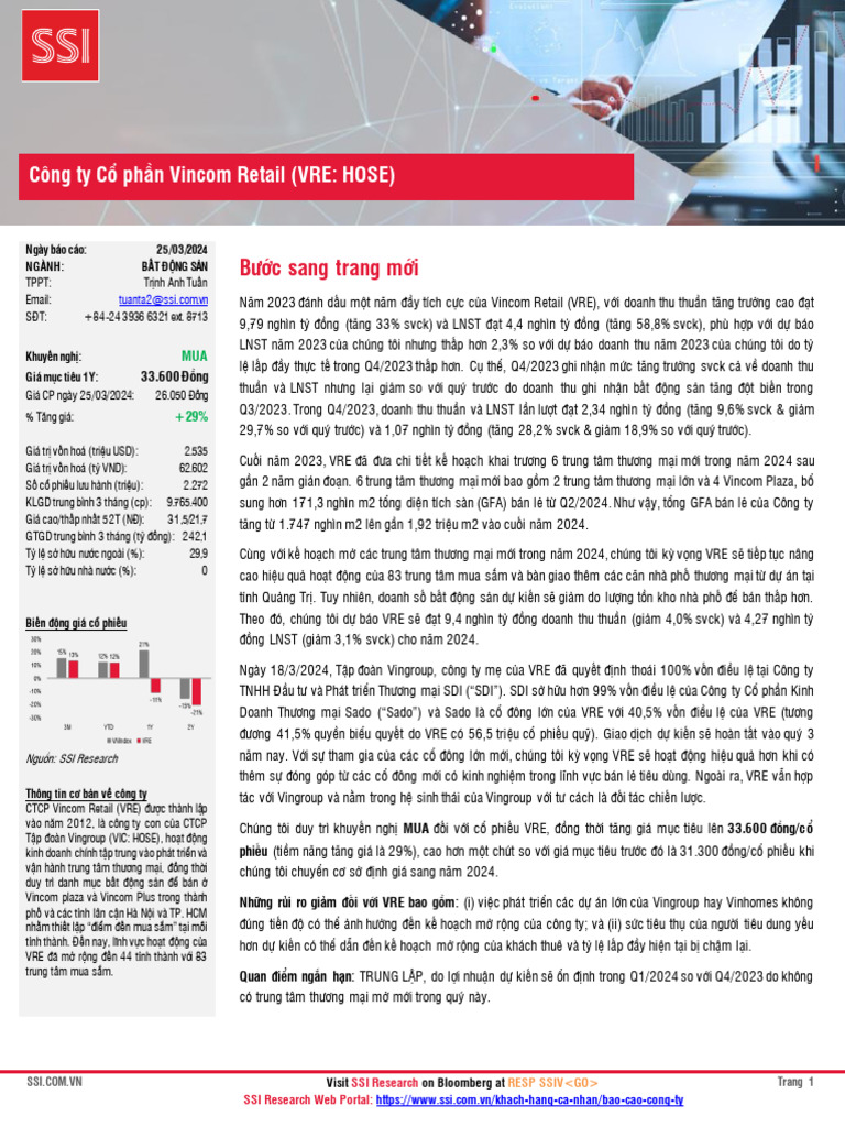 VRE 2024 03 25 SSIResearch | PDF