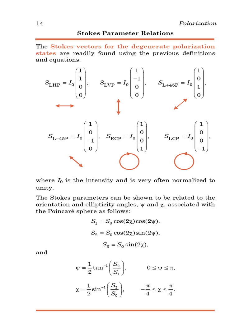 Field Guide To Polarization | PDF | Polarization (Waves) | Matrix ...