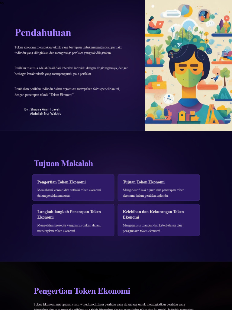 Token Ekonomi: Modifikasi Perilaku Efektif | PDF | Karier & Perkembangan | Pengembangan Diri