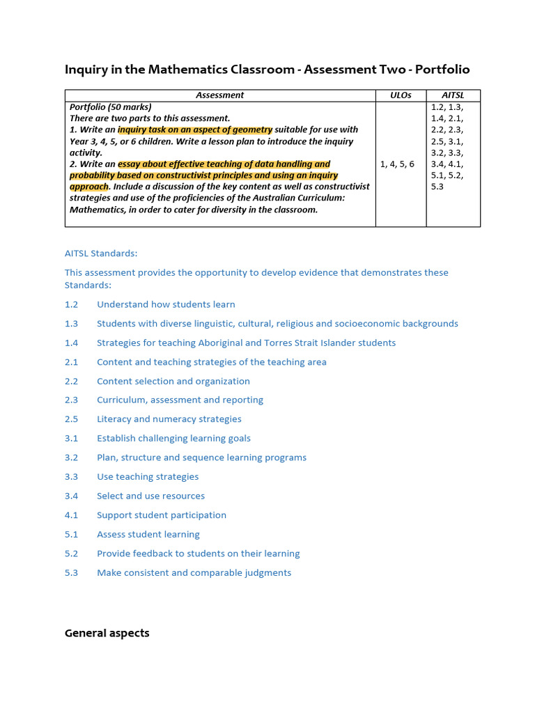 Inquiry-Based Math Teaching Strategies | PDF | Lesson Plan | Data