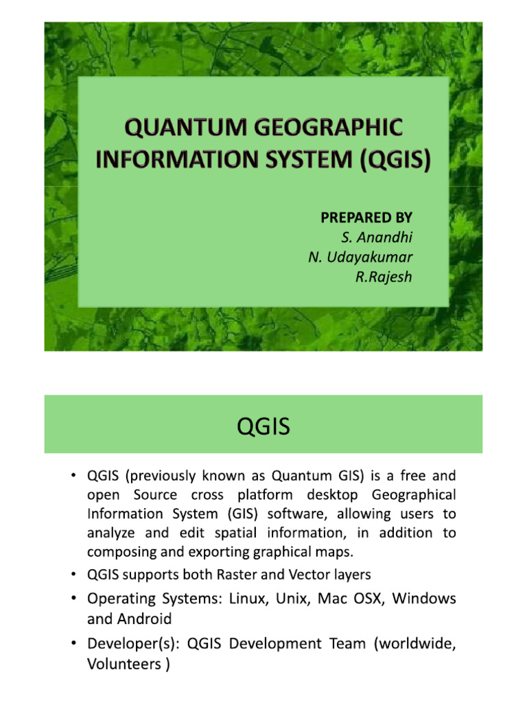 QGIS | PDF
