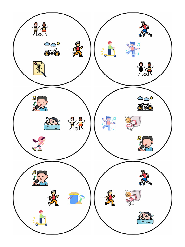 Dobble Actividades de Tiempo Libre | PDF