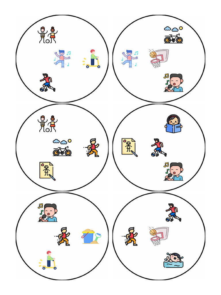 Juego para repasar las actividades de tiempo libre | PDF