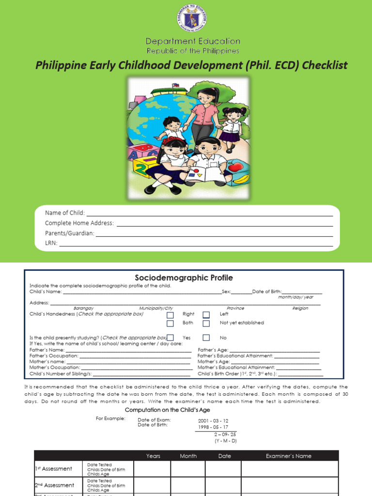 ECCD-CHECKLIST | PDF