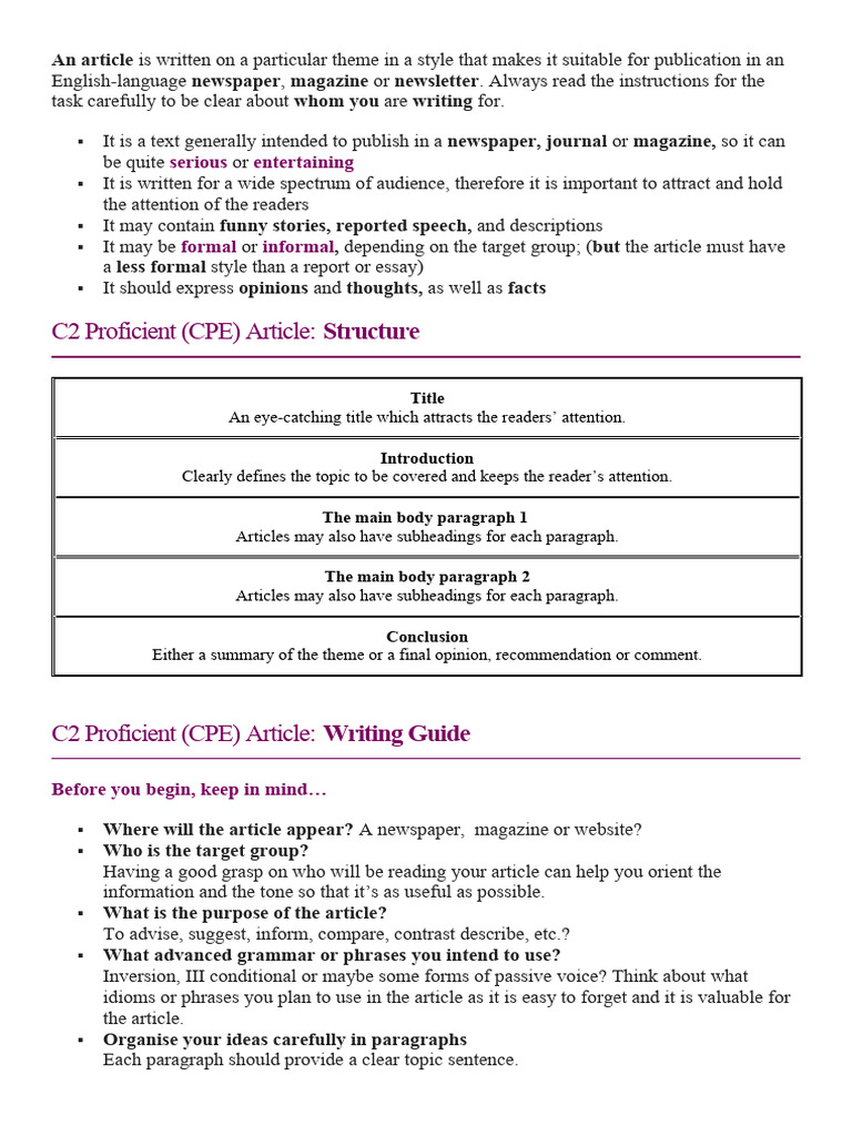Writing C2 Article | PDF | Human Communication | Linguistics
