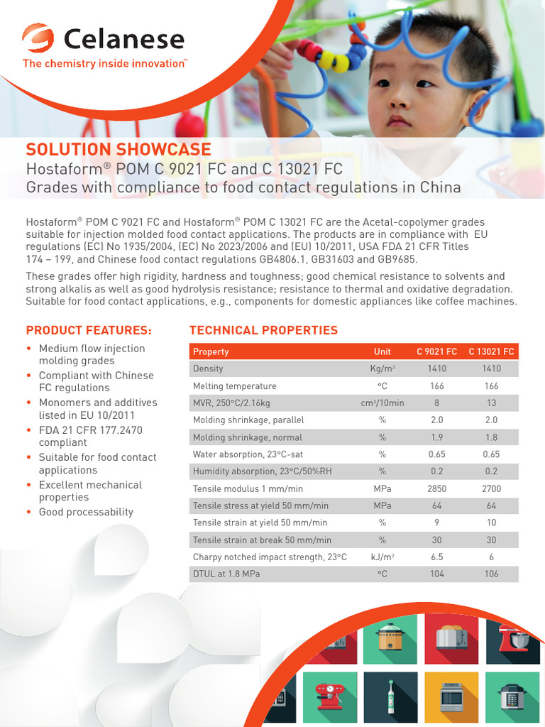 Hostaform C9021 FC China Solution Sheet - 09 | PDF | Materials ...