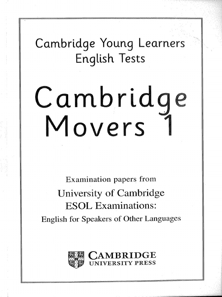 Cambridge Movers 1_1099230 | PDF