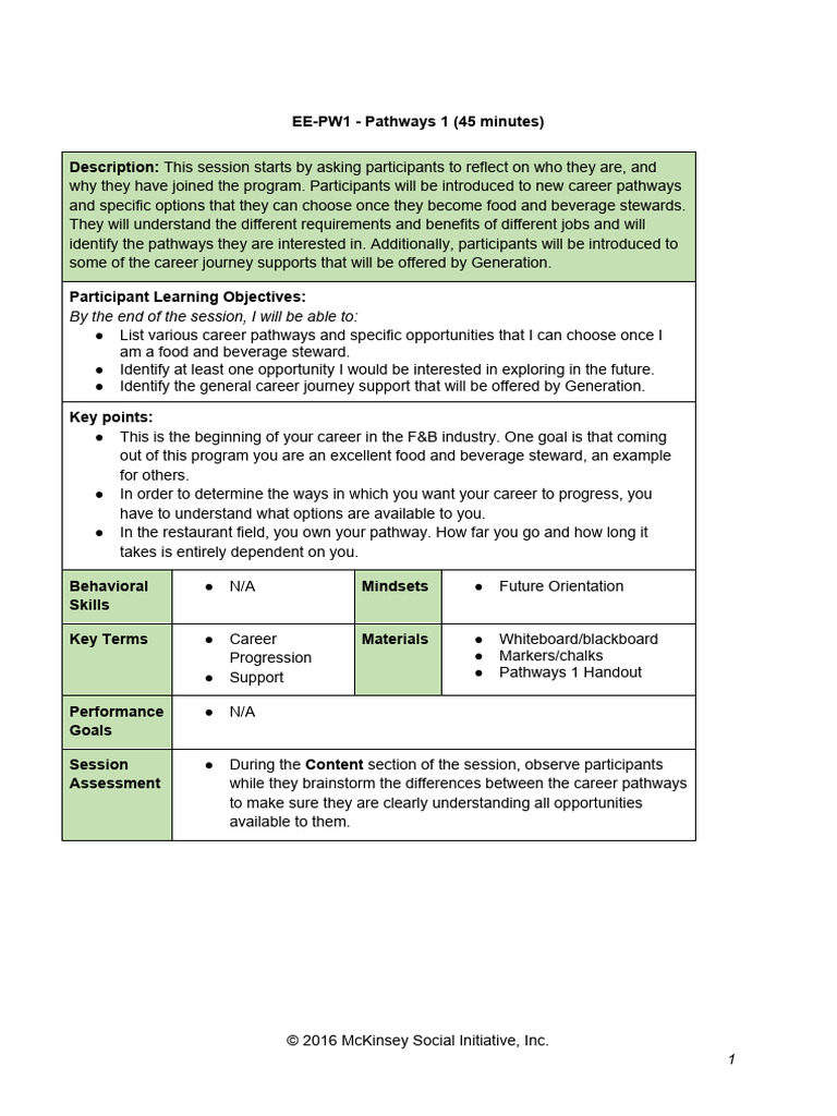 12 A1 EE-PW1 - Pathways 1 VF | PDF | Learning
