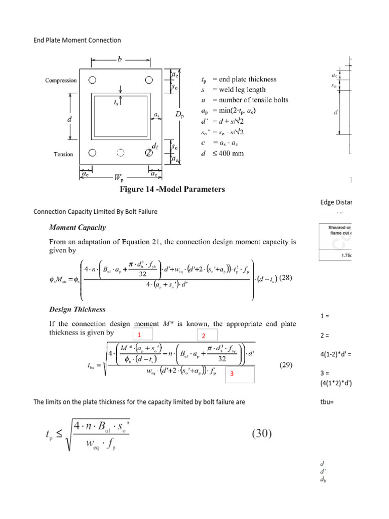 Shs End Plate Moment Connection | Download Free PDF | Building ...
