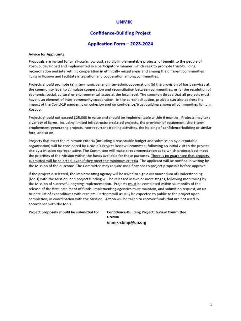 CBP Application Form-2023-2024 | Download Free PDF | Budget