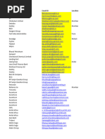HR Email list with Company Names | PDF | Companies