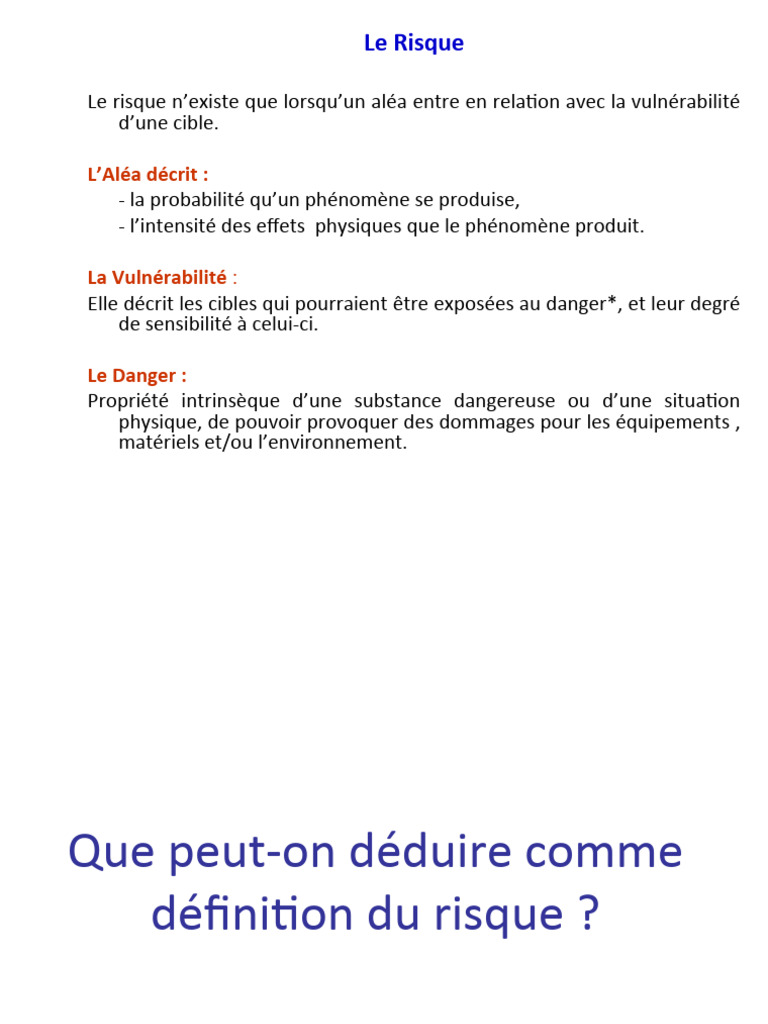 Samai - Perception & Appréciation Du Risque en Milieu Industriel | PDF | Risque | Probabilité