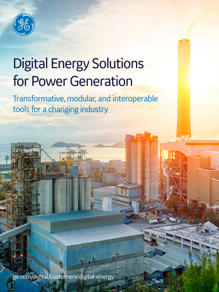 Digital Energy Solutions For Power Generation Ge White Paper | PDF ...