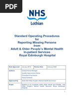 Guidelines for 1:1 Patient Observation | PDF | Nursing | Mental Disorder