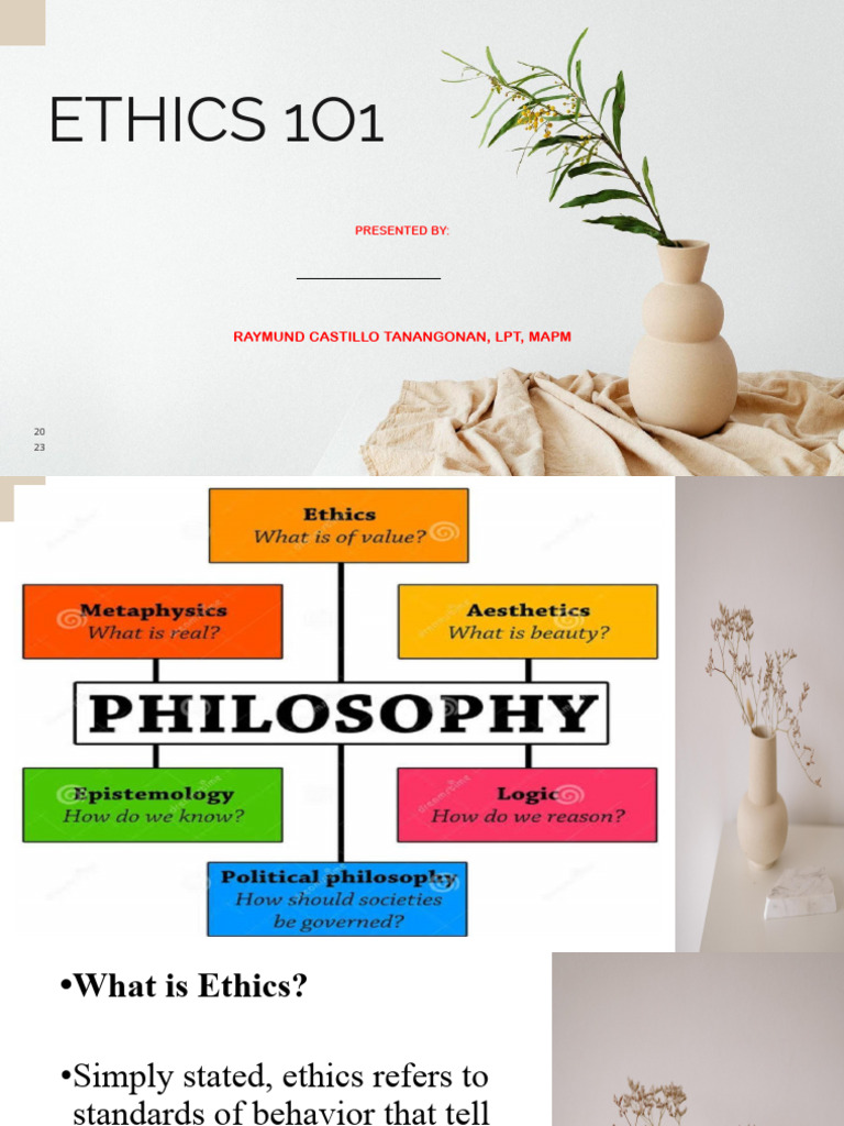 ETHICS 101 Intro | PDF | Virtue | Rights