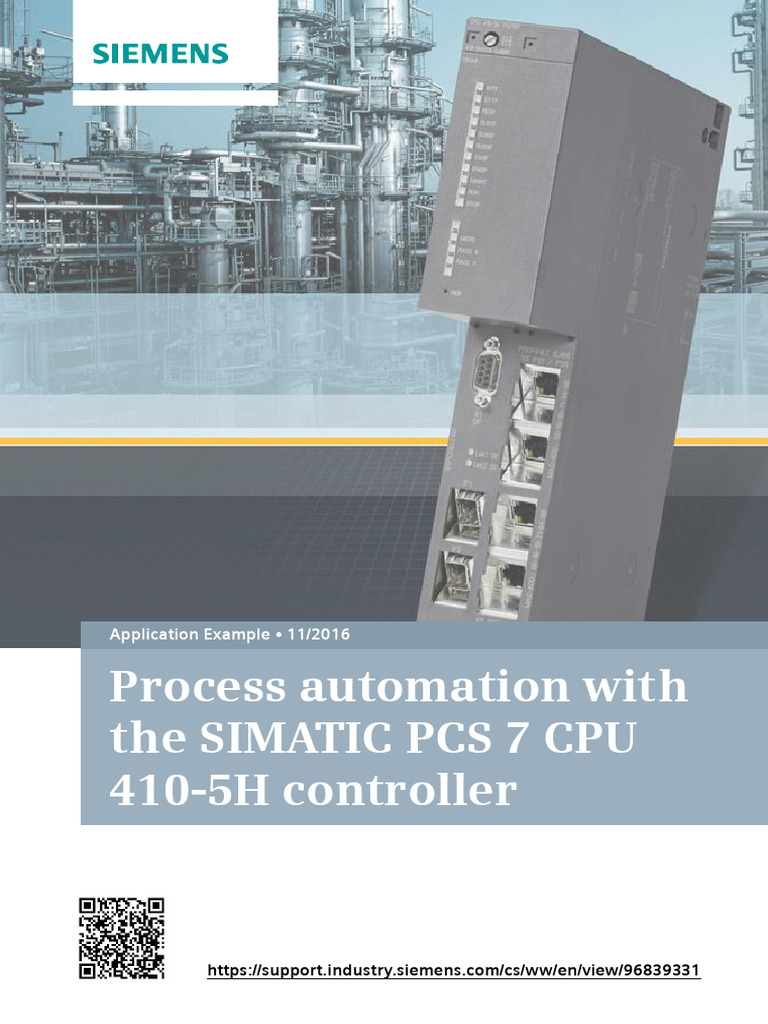 SIMATIC PCS 7 CPU 410-5H Guide | PDF | Legal Liability | Breach Of Contract