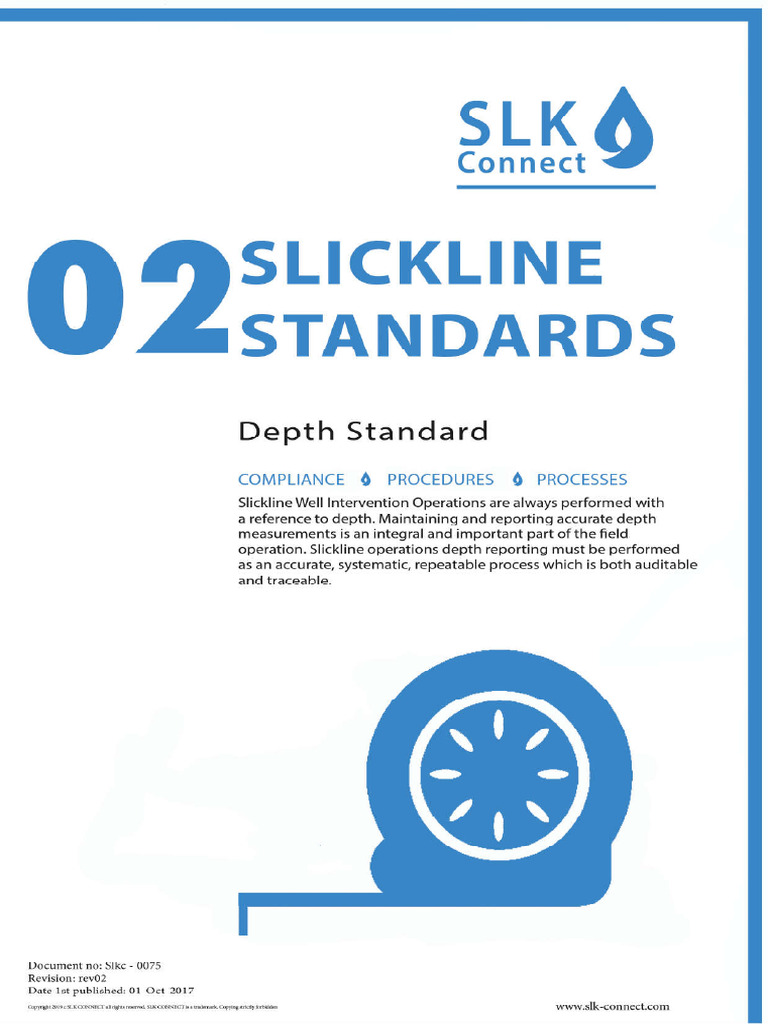 Slickline Depth-Standard | PDF | Technology & Engineering