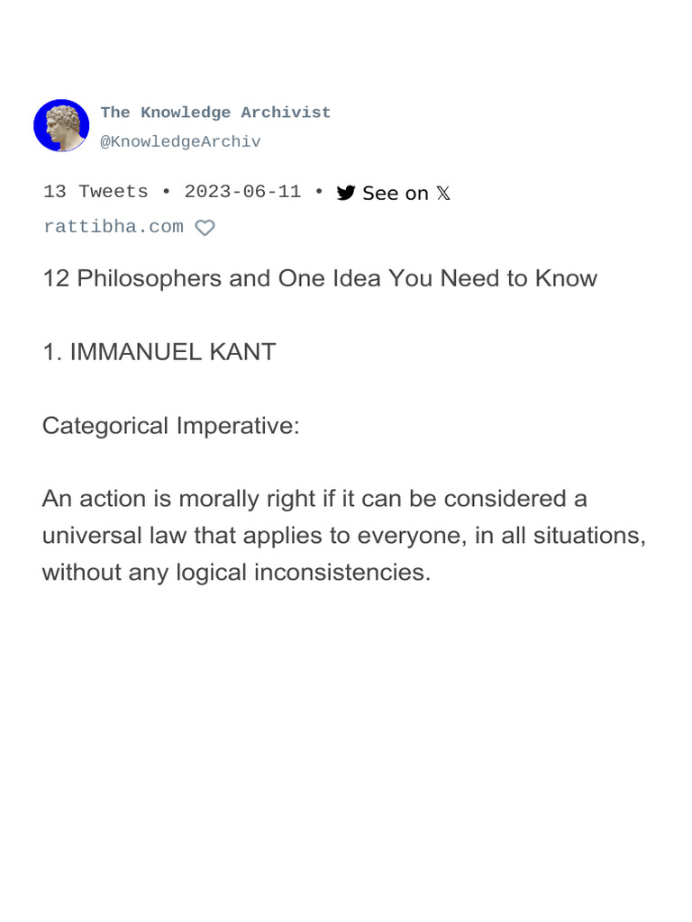 12 - Philosophers - and - One - Thread - by - Knowledgearchiv - Jun 11 ...