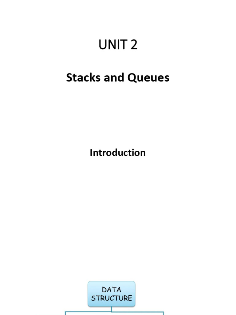 Data Structures Unit 2 | PDF