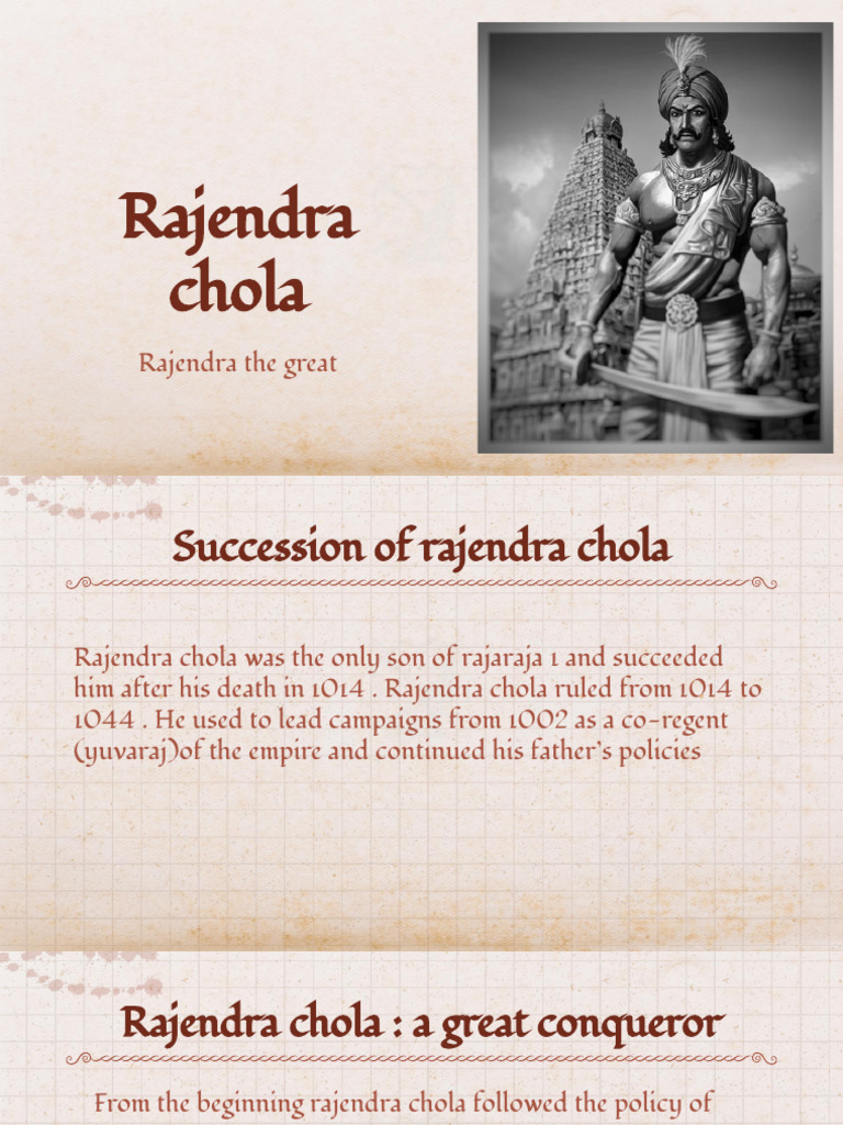 Rajendra Chola: Conquests and Legacy | PDF | Asia